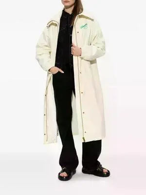 WILLY CHAVARRIA Logo-embroidered Drawstring Jacket - Neutrals