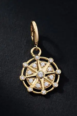 Anthropologie Star Diamond Charm