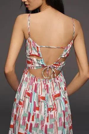 RO'S GARDEN Flynn Cotton Midi Dress
