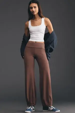 Women's Brown Sports Pants