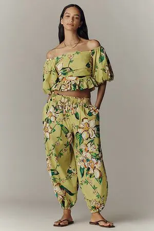 HOPE FOR FLOWERS BY TRACY REESE Organic Cotton Off-shoulder Top