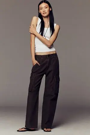Citizens Of Humanity Esme Cotton Cargo Pants - Moss