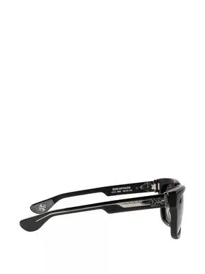 Chrome Hearts Box Officer Rectangle-frame Sunglasses