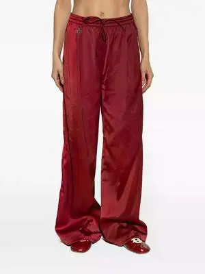 GESTUZ Satin-finish Drawstring Trousers