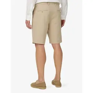 Boggi Milano Regular-fit Stretch Cotton-blend Bermuda Shorts