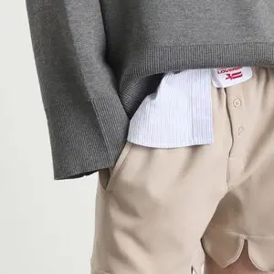 CHARLES JEFFREY Formal Boxer Shorts - Beige