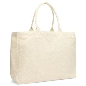 ANINE BING Leo Canvas Tote Bag