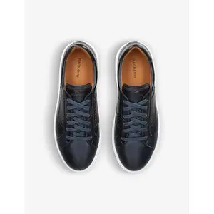 Magnanni Lotto Logo-embossed Leather Low-top Sneakers
