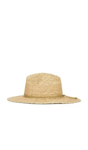 Hat Attack Raffia Braid Continental Fedora Hat