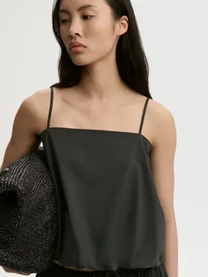 BY MALENE BIRGER Mia Voile Top - Black
