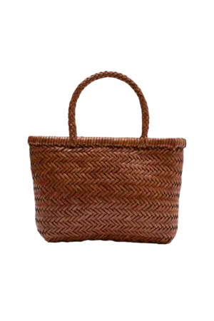 Rixo Lysia Mini Tote Bag - Brown