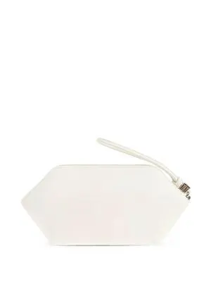 GANNI Bou Raspberry-print Pouch - Neutrals