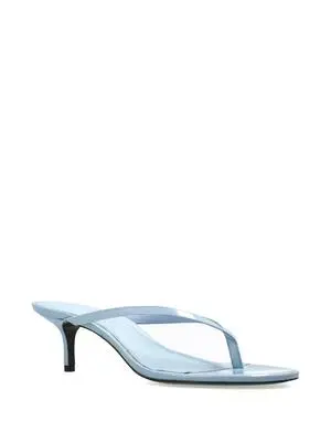 BLACK SUEDE STUDIO Tash 50 Thong Sandals - Blue