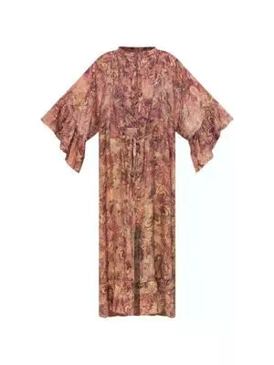 Isabel Marant Étoile Graphic-print Ruffled Dress - Pink