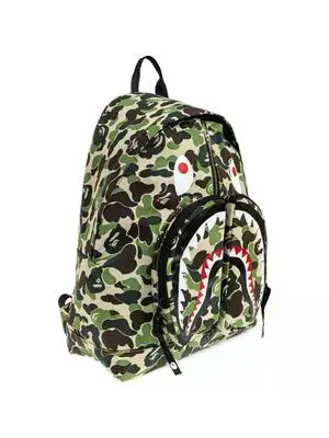 A BATHING APE Shark Camouflage-print Backpack