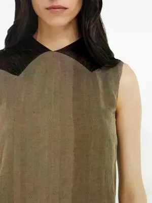 FERRAGAMO Long Dress With Fringe Detail