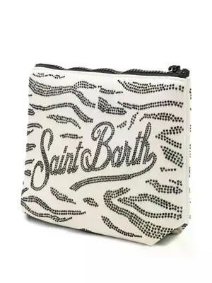 MC2 SAINT BARTH Strass Embellished Mini Bag - Neutrals