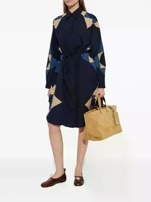 A.p.c. Patchwork Midi Dress