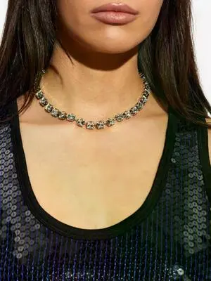 Isabel Marant Étoile Crystal-embellished Necklace - Silver