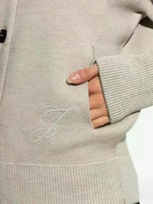 Jacquemus Logo-embroidered Button-up Sweater