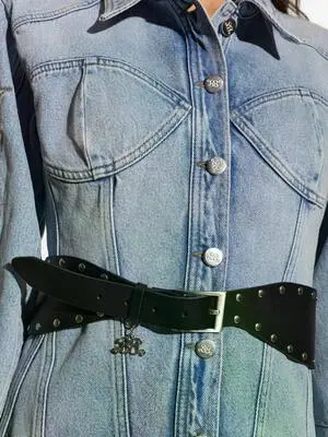 GESTUZ Studded Leather Belt