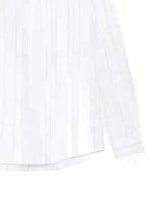 Canali Striped Chest-pocket Shirt