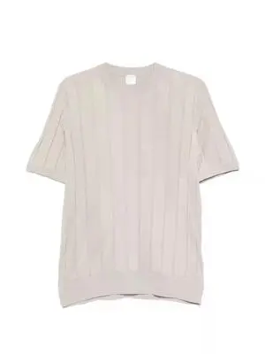 Eleventy Vertical-stripe T-shirt