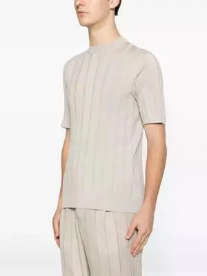 Eleventy Vertical-stripe T-shirt