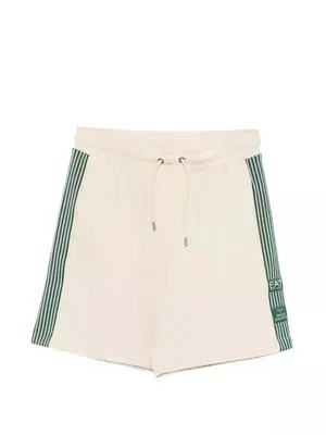 EA7 Striped-trim Logo-patch Shorts