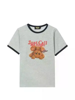 MINI CREAM Graphic-print T-shirt - Grey