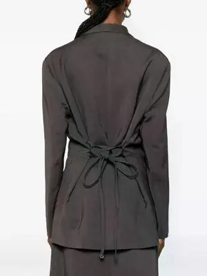Sú Double-breasted Lace-up Jacket