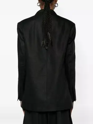 Sú Double-breasted Blazer With Peak Lapels