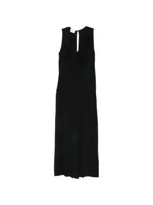 Sú Ruffled-trim Jumpit - Black