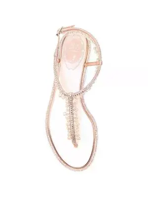 Rene Caovilla Chandelier Crystal-embellished Slingback Sandals