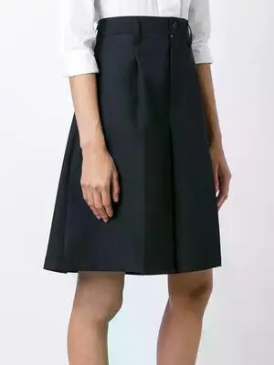 Junya Watanabe Belted Flared-leg Jeans With Pleated Front