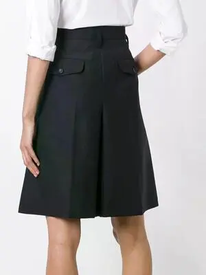 Junya Watanabe Belted Flared-leg Jeans With Pleated Front
