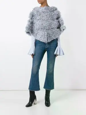 Valentino Garavani Lace Panel Cape