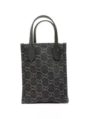 Gucci Gg Denim Shoulder Bag