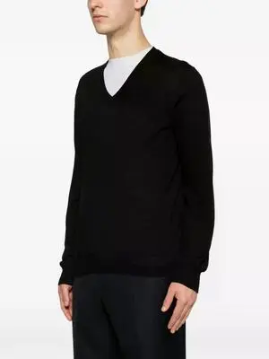 Tagliatore V-neck Fine Knit Jumper