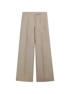 Max Mara Pressed-crease Wide-leg Trousers