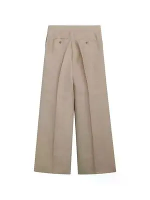 Max Mara Pressed-crease Wide-leg Trousers
