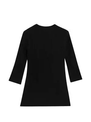 Max Mara Ribbed-knit Sweater - Black