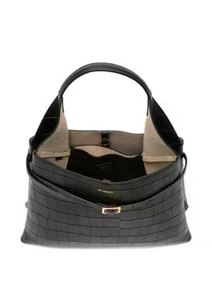 REE PROJECTS Clare Croc-effect Leather Tote Bag