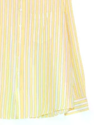 LC23 Striped-pattern Button-down Shirt