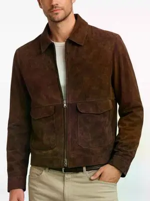 FRANZESE COLLECTION Stefano De Martino Bonded Jacket - Brown