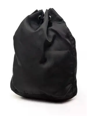 Prada 2000-2013 Tessuto Drawstring Pouch - Black