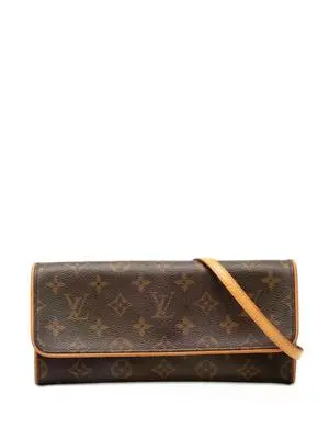LOUIS VUITTON 1999 Monogram Pochette Twin Gm
