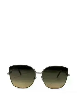 Givenchy Gv7184/g/s Square-framed Sunglasses - Silver