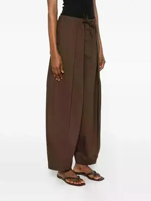 Sú Pleated Drawstring Palazzo Pants