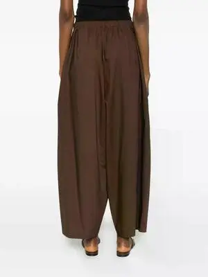 Sú Pleated Drawstring Palazzo Pants